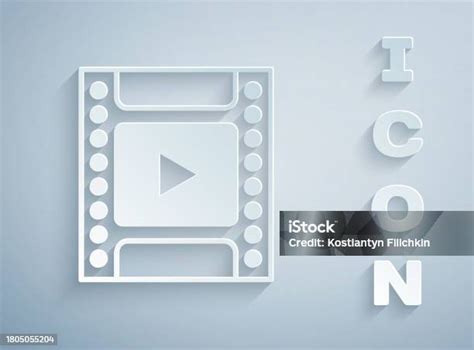 종이 컷 카메라 빈티지 필름 롤 카트리지 아이콘 회색 배경에 격리 35mm 필름 캐니스터 필름 스트립 사진 작가 장비 종이 아트