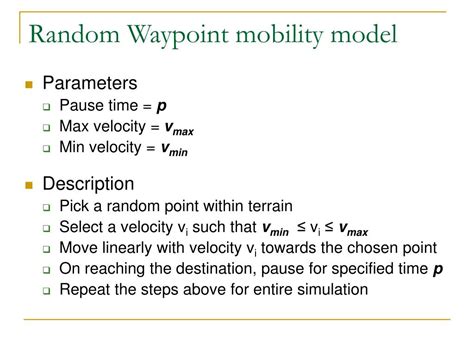 Ppt Practical Mobility Models And Mobility Based Routing Powerpoint