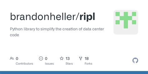 Github Brandonheller Ripl Python Library To Simplify The Creation Of Data Center Code