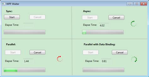 wpf的进度条progressbar，运行时间elapse time和等待spinner的实现 fresky 博客园
