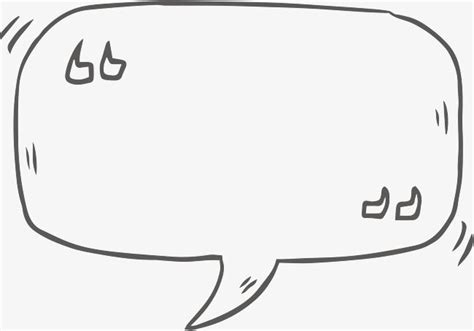 Quotation Mark PNG Image Quotation Marks Bubble Box Vector Material Dialog Box Bubble PNG