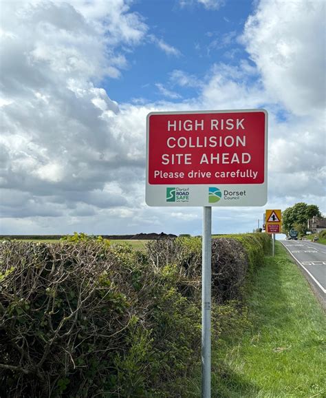 New Warning Signs For Collision Hotspots Dorset Council
