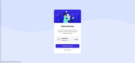 Github Jmpevzla Fm Order Summary My Solution To The Order Summary Card Challenge On Frontend