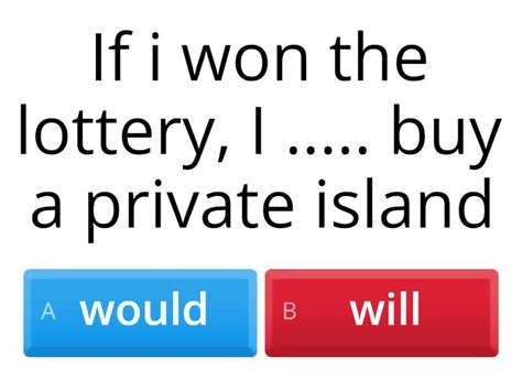 First And Second Conditional Quiz