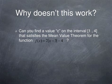 PPT Mean Value Theorem PowerPoint Presentation Free Download ID