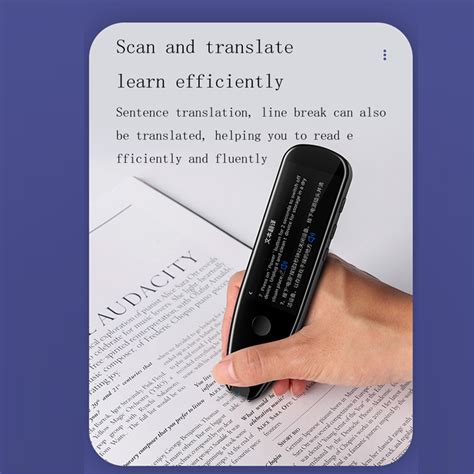 X5 Scanning Dictionary Pen 3.5 inch Large Screen Smart Online 55 Languages Scanning & 112 ...