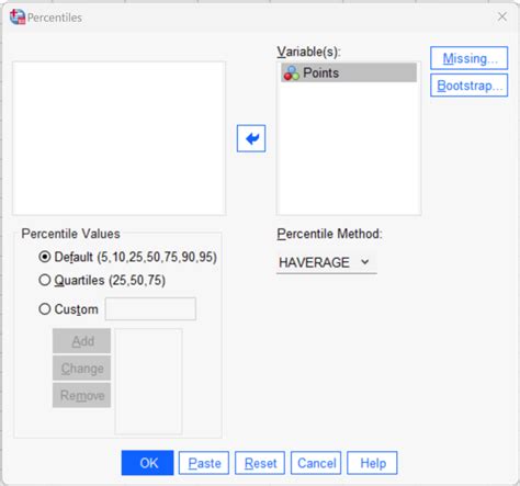 How to Calculate Percentiles in SPSS (With Example)