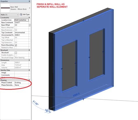 Phasing Show Existing Walls And Holes For Demo Windows In New Constr Phase Autodesk Community