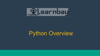 Python Training In Bangalore Python Introduction Session Learnbay PPT