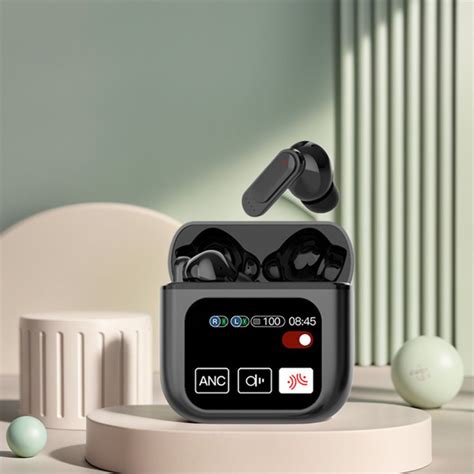 Беспроводная гарнитура Bluetooth вкладыш с интеллектуальным дисплеем функцией подавления шума