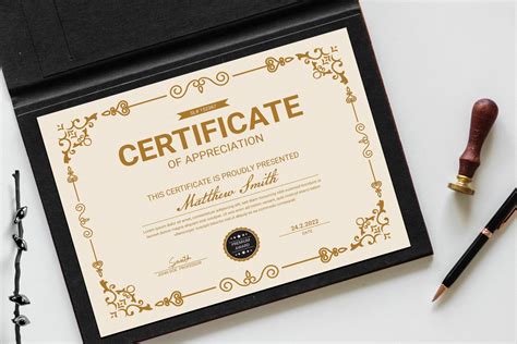Corporate Certificate Template Brochure Mightydesign 136915