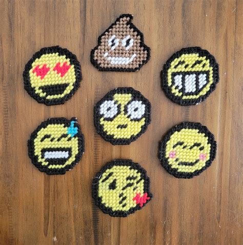 Emoji Magnet Set Etsy
