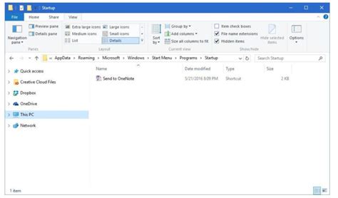 How To Access The Windows 10 Startup Folder