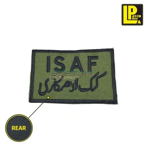 Military Morale Patch Embroidered Rectangle Isaf Od Patcheria Lp Pr Softair Games Asg