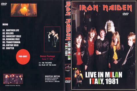T U B E Iron Maiden 1981 03 30 Milan It Dvdfull Pro Shot