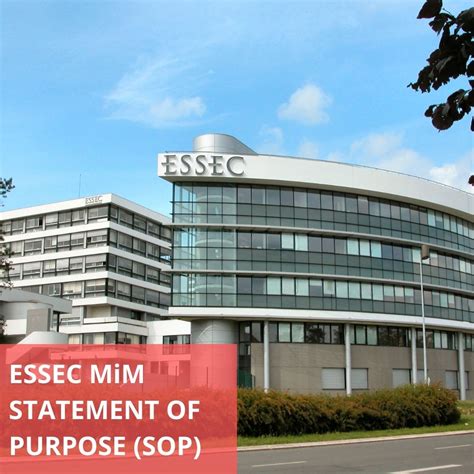 Essec Mim Statement Of Purpose Sop What Is Essec Looking For M7