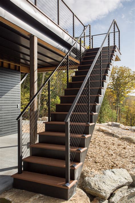 Easy Black Outdoor Stair Railing 2023 Stair Designs