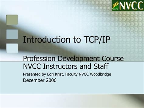Ppt Introduction To Tcp Ip Powerpoint Presentation Free Download Id