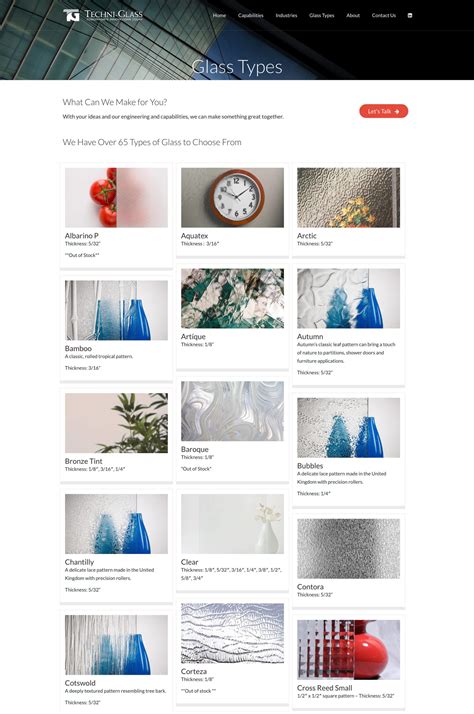 Techniglass Types Intellithought