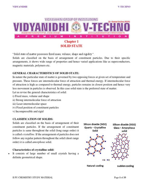 1solid State Pdf Semiconductors Crystal Structure