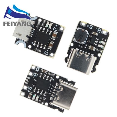 Tp4057 1a Lithium Battery Charging Board Module Polymer Battery Type C