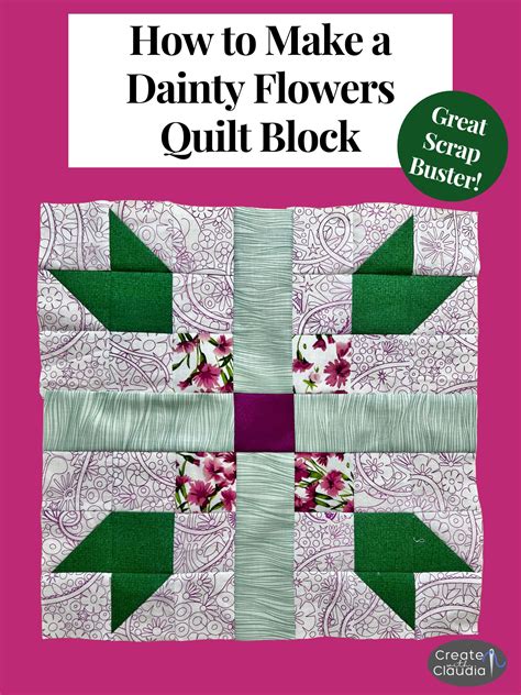 Tulip Quilt Block Pattern