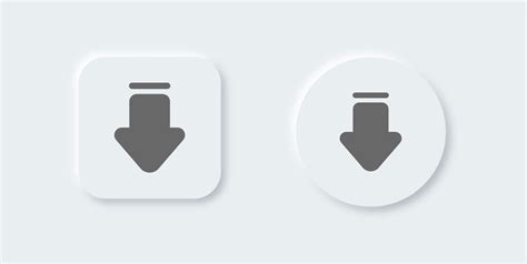 Download Solid Icon In Neomorphic Design Style Arrow Signs Vector