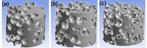 Finite Element Models Using Ansys For Foams With A Only 4 Mm Particles