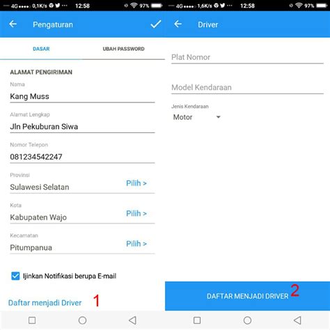 Syarat, Cara Daftar, dan Cara Kerja Aura Express Ojek Online Terbaru 2020 - Passompe