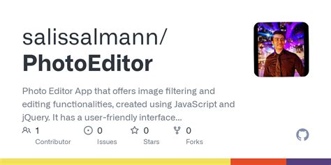 github salissalmann photoeditor photo editor app that offers image