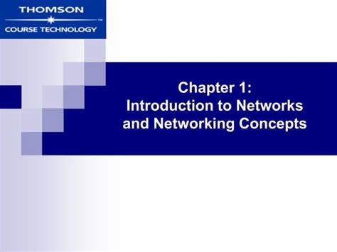 Introduction To Networks And Networking Conceptsppt