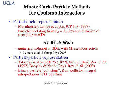 Ppt Multiscale Methods For Coulomb Collisions In Plasmas Powerpoint Presentation Id9322582