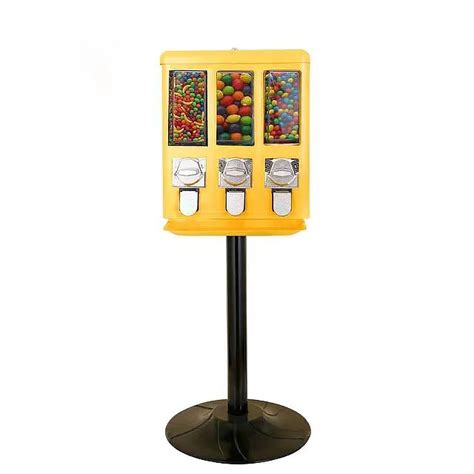 Triple Head Candy Vending Machine Capsule Vending Machine Commercial Candy Vending Machine