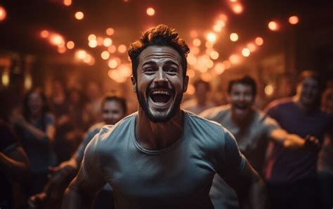 Premium Ai Image Personal Trainer Leading An Energetic Session