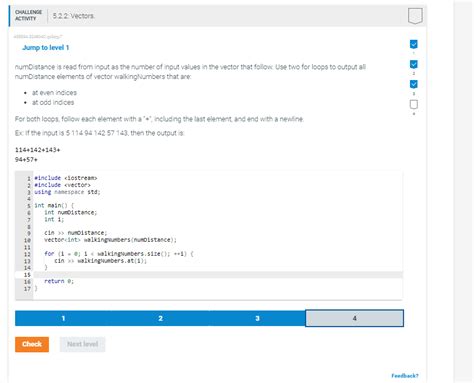 Solved Jump To Level NumDistance Is Read From Input As The Chegg