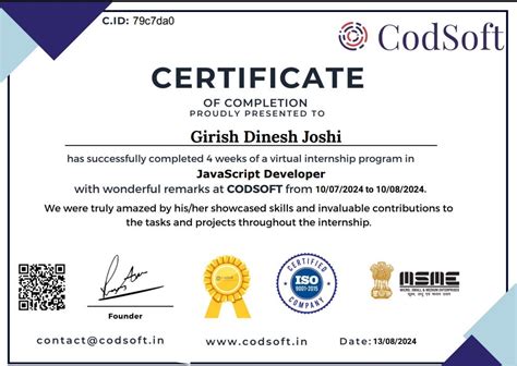 girish joshi on linkedin javascript webdevelopment internship