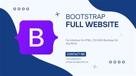 Develop A Bootstrap Website By Omegaapps Fiverr