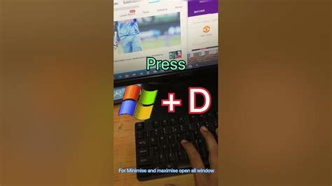 Shortcut Key For Minimize And Maximize Open All Windows Shorts