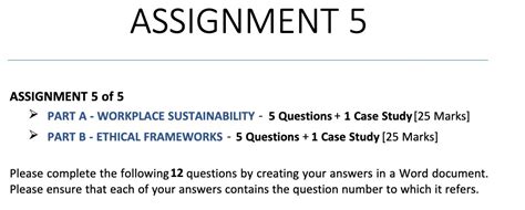 Solved Assignment 5 Assignment 5 Of 5 Part A Workplace