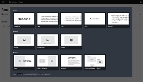 Github Junohamburg Kirby Visual Block Selector A Customized Block Selector That Displays A
