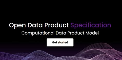 open data product specification