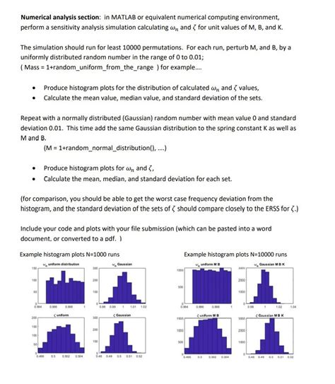 Numerical Analysis Section In MATLAB Or Equivalent Chegg