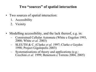 Modelling Proximal Space In Urban Cellular Automata PPT