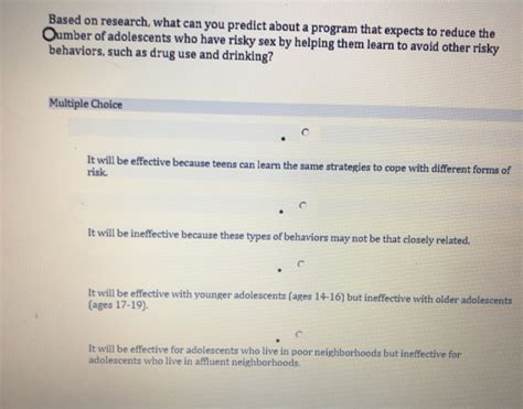 Solved Based On Research What Can You Predict About A