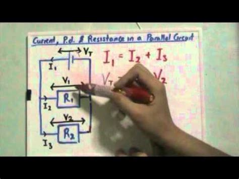 Current Pd And Resistance In A Parallel Circuit Fuchunphysics