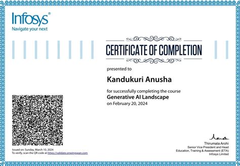 Anusha Kandukuri On Linkedin I Got A Certificate For Infosys