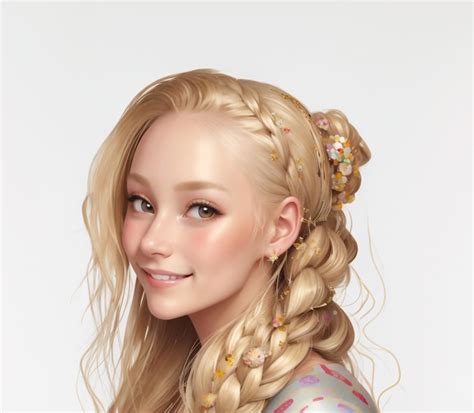 Premium Photo Portrait Of A Beautiful Blonde Woman Beautiful Blonde