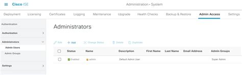 Understand Admin Access And Rbac Policies On Ise Cisco
