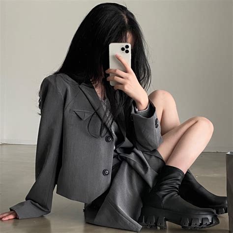 크림치즈마켓 고퀄 마로니에 크롭 자켓 플리츠 스커트 투피스 셋업