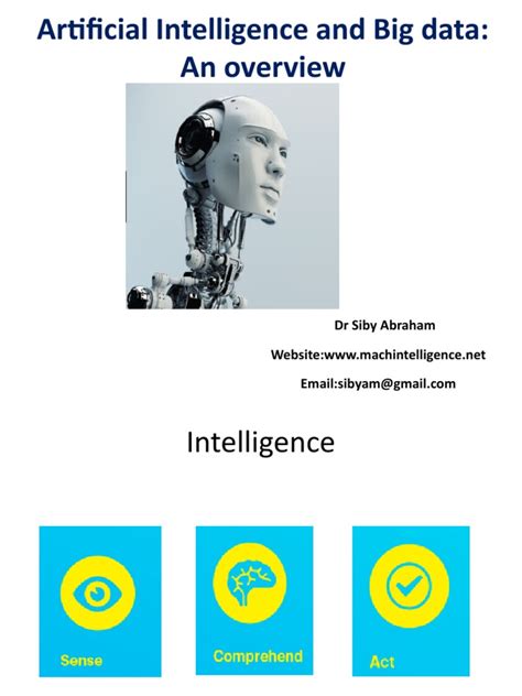 Dr Siby Abraham Ai And Big Data Pdf Machine Learning Artificial Intelligence